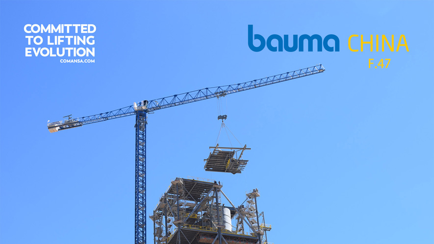 Bauma China 2020: New tower crane designs | Comansa